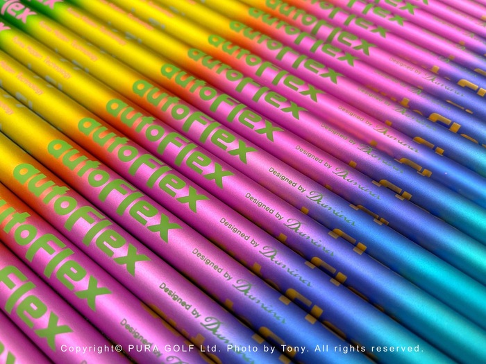 autoFlex Driver Shaft Rainbow :: PURA GOLF